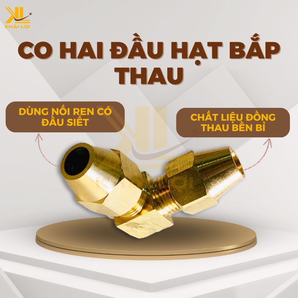 Co Hai Đầu Hạt Bắp Thau - Cửa hàng Vật Tư Công Nghiệp Khải Lợi
